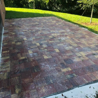 Square Paver Patio | Father & Son Landscaping, LLC